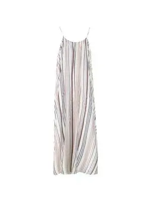 ELEH Striped Spaghetti Strap Dress