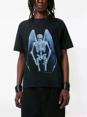Our Legacy Fallen Angel Print T-shirt - Black
