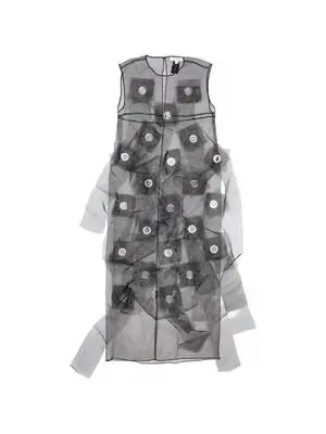 MERYLL ROGGE Eyelet Trimmed Dress