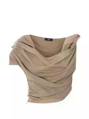 ELEH Knot Detail Draped Top