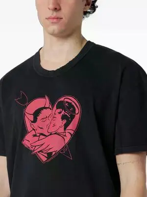 Our Legacy Loose Print-detail T-shirt - Black