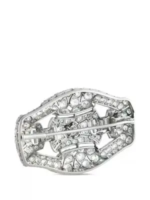 LB EXCLUSIVE Diamond Art-deco Brooch