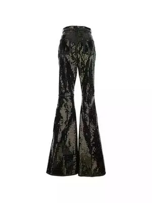 Rick Owens Bolan Sequinned Flared Jeans