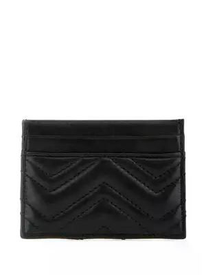 Gucci Leather Card Holder - Black