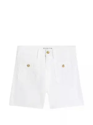 Tommy Hilfiger Patch-pocket Denim Shorts - White