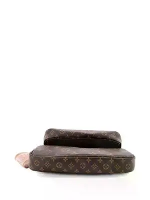 LOUIS VUITTON Multi Pochette Accessoires Monogram Canvas Crossbody Bag - Brown