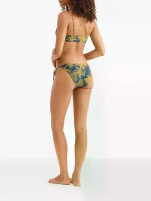ERES Rêve Botanical-print Bikini Top - Blue