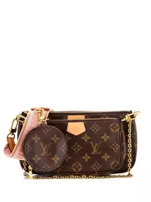 LOUIS VUITTON Multi Pochette Accessoires Monogram Canvas Crossbody Bag - Brown