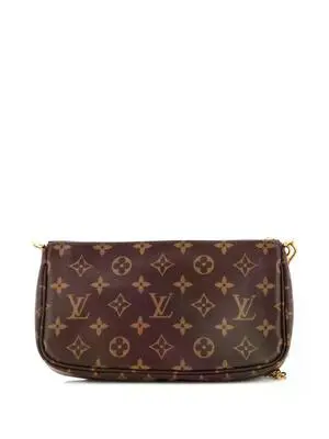 LOUIS VUITTON Multi Pochette Accessoires Monogram Canvas Crossbody Bag - Brown