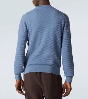 Canali Cotton And Silk Sweater