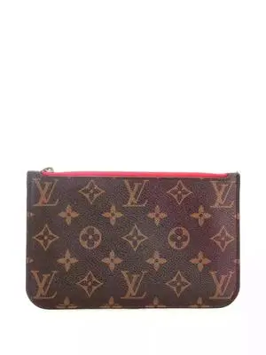 LOUIS VUITTON Neverfull Pochette Monogram Canvas Small Pouch