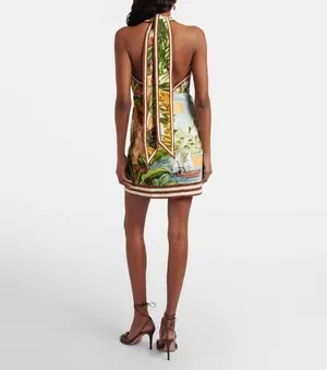 ALEMAIS Toucan Tango Cotton Minidress - Multicoloured
