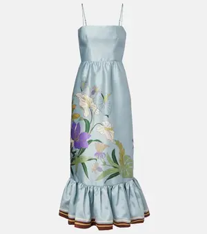 ALEMAIS Alfie Floral Midi Dress