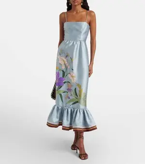 ALEMAIS Alfie Floral Midi Dress