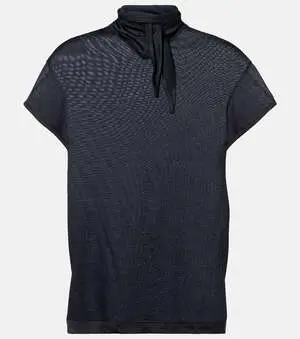 LEMAIRE Scarf-detail Jersey Top