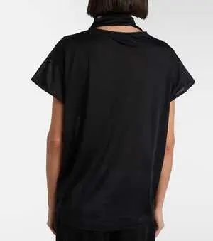 LEMAIRE Scarf-detail Jersey Top