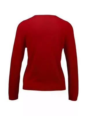 ALLUDE Round-neck Knitted Sweater