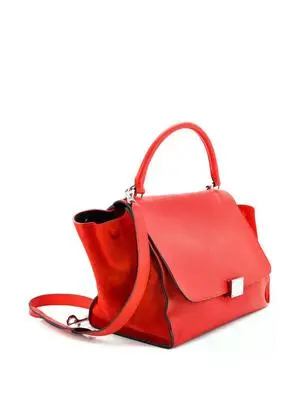 Celine Trapeze Leather Medium Satchel