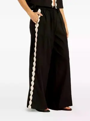 Seafolly Wide Leg Palazzo Pants - Black