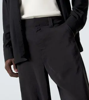 LEMAIRE Silk-blend Straight Pants