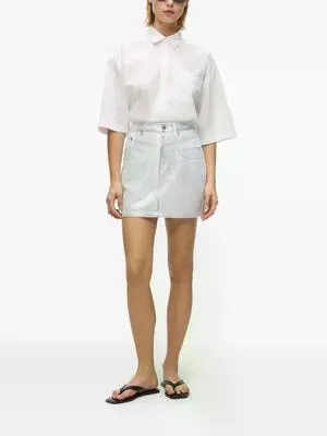 Karl Lagerfeld Five-pocket Denim Mini Skirt