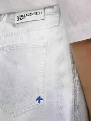 Karl Lagerfeld Five-pocket Denim Mini Skirt