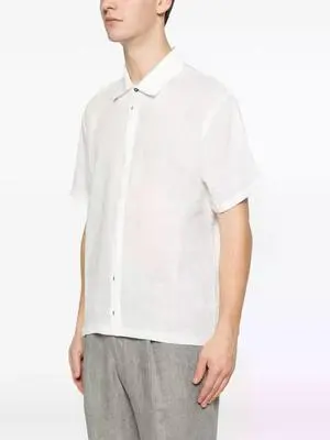 Alpha Studio Buttoned Short-sleeve Shirt