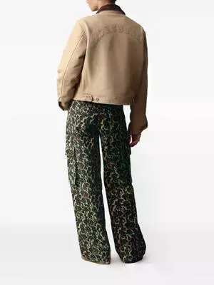 ICECREAM Appliquéd Corduroy-collar Jacket