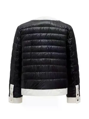 Herno Collarless Quilted Jacket