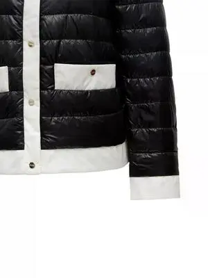 Herno Collarless Quilted Jacket