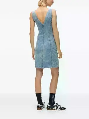Karl Lagerfeld V-neck Mini Dress