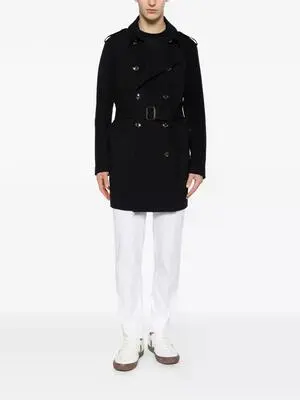 MONTECORE Buttoned Belted Coat