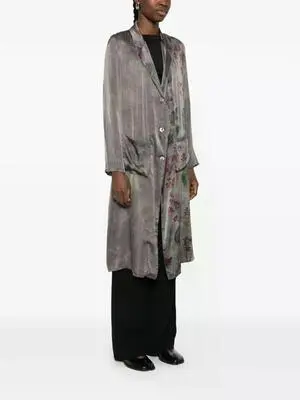 Avant Toi Floral Print Coat