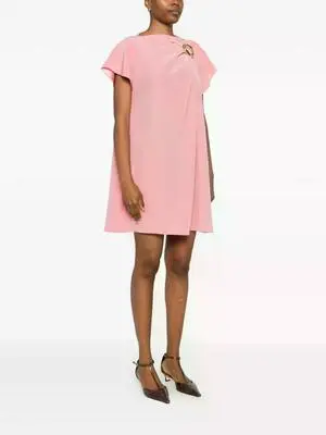 JOSEPH Anika Ring-detail Mini Dress - Pink