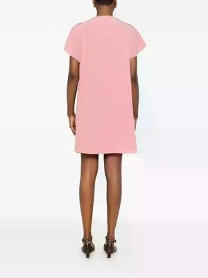 JOSEPH Anika Ring-detail Mini Dress - Pink