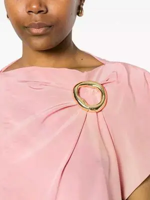 JOSEPH Anika Ring-detail Mini Dress - Pink