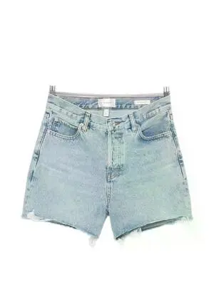 Frame Light Wash Shorts For Women