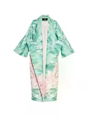 Balmain Floral-print Oversized Coat