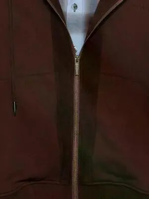 FENG CHEN WANG Zip-up Hoodie - Brown
