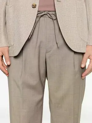 BRIGLIA 1949 Drawstring Trousers - Neutrals