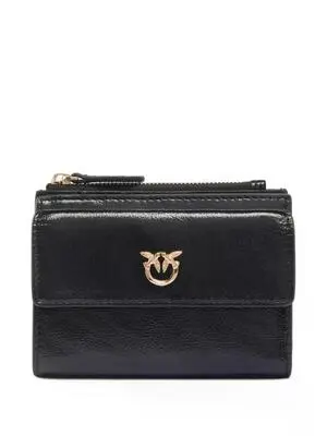 Pinko Love Birds Bi-fold Wallet - Black