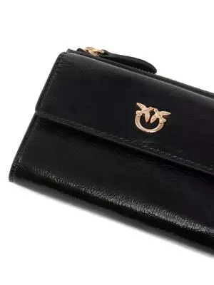 Pinko Love Birds Bi-fold Wallet - Black