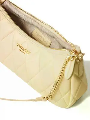 TWINSET Quilted Shoulder Bag With Logo Detail