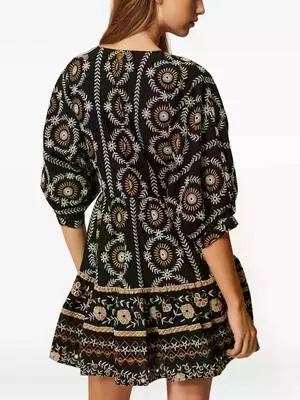 TWINSET Broderie Anglaise Mini Dress