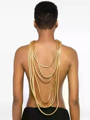 MARIA CALDERARA Tone Strand Necklace