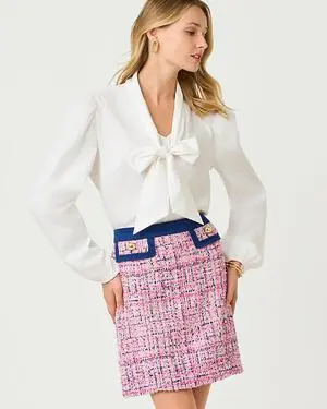 LILLY PULITZER Jennifer Boucle Mini Skirt