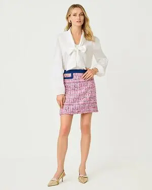 LILLY PULITZER Jennifer Boucle Mini Skirt