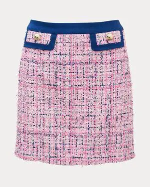 LILLY PULITZER Jennifer Boucle Mini Skirt