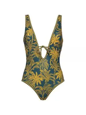 ERES Destination V-neckline Swimsuit - Multicolour