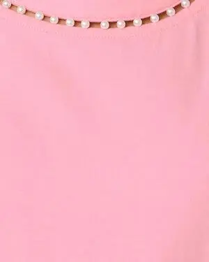 Lilly Pulitzer® Knit Top With Pearl Trim - Conch Shell Pink